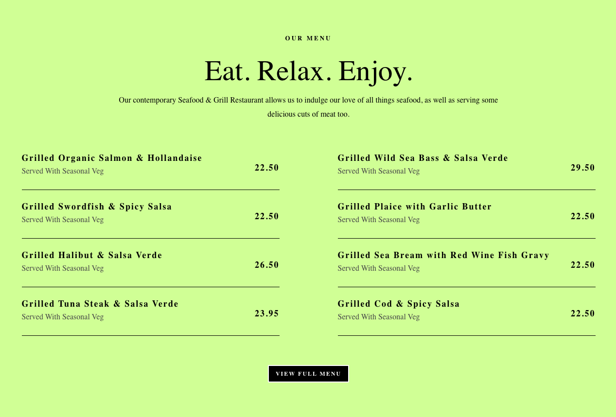 RockFish - Restaurant Web Design Case Study | Pathmaker